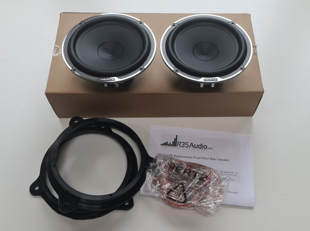 R35 GTR Door Bass Speaker Ultimate Upgrade Kit (PNP) - R35Audio ...